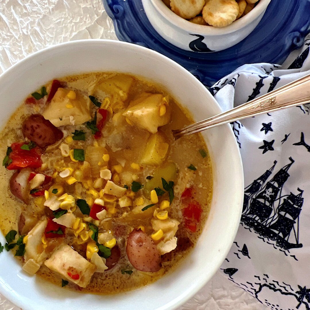 Seafood Corn Chowder: without Shellfish - Farm to Jar Food