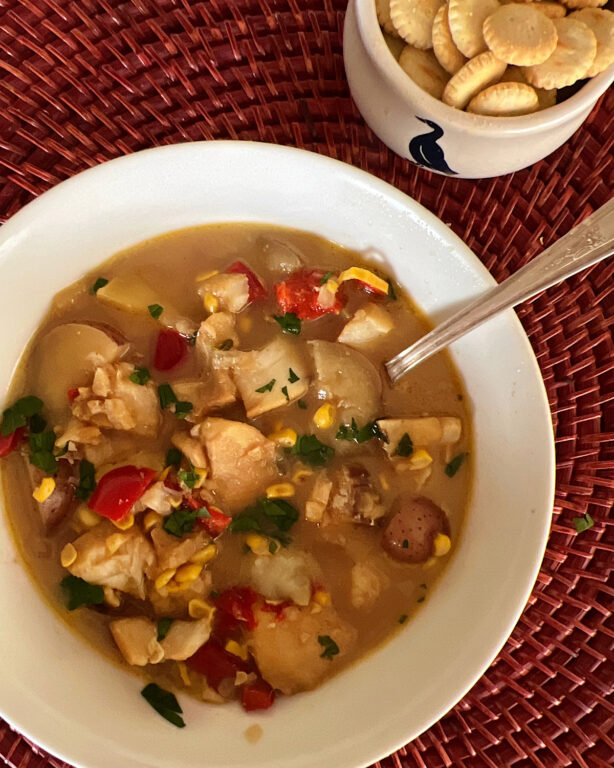 Seafood Corn Chowder: without Shellfish - Farm to Jar Food