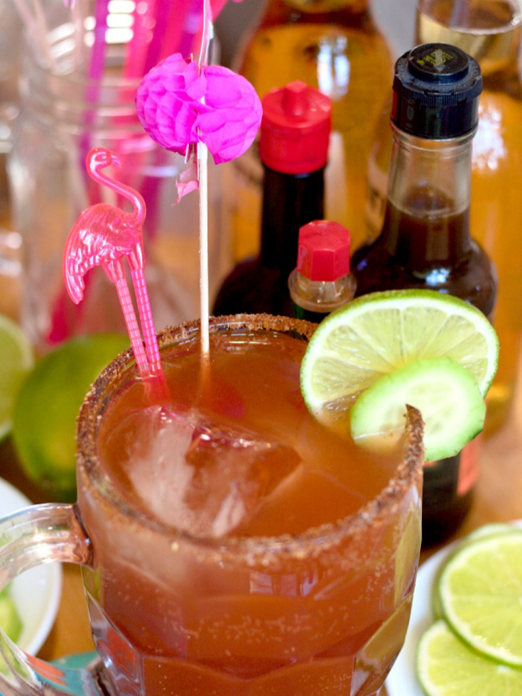 Clamato Michelada: Mexican Beer Cocktail- Farm to Jar